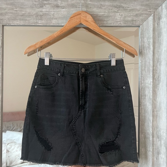 wild fable | Skirts | Wild Fable Black Denim Skirt | Poshmark